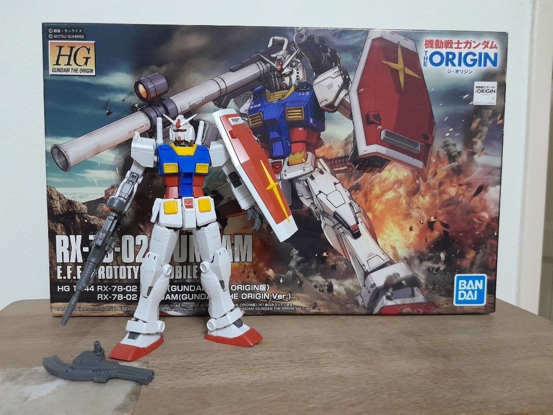 Bandai HG GTO RX-78-2 Gundam Origin The, Hobbies & Toys, Toys & Games on Carousell