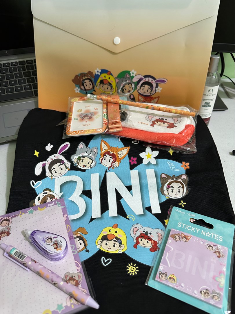 Bini Gwen x NBS Merch Set, Hobbies & Toys, Stationary & Craft ...