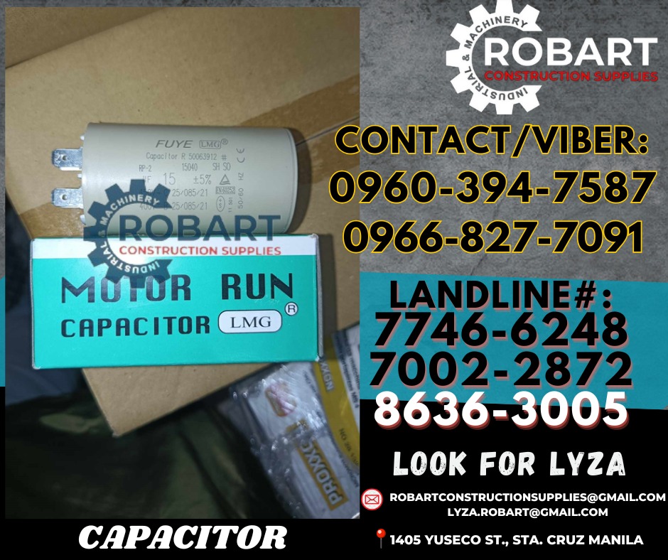 Capacitor for Pump, Commercial & Industrial, Construction Tools ...