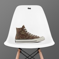 Converse Chuck 70 High Digi Camo Brown, Barang Mewah, Pakaian di Carousell