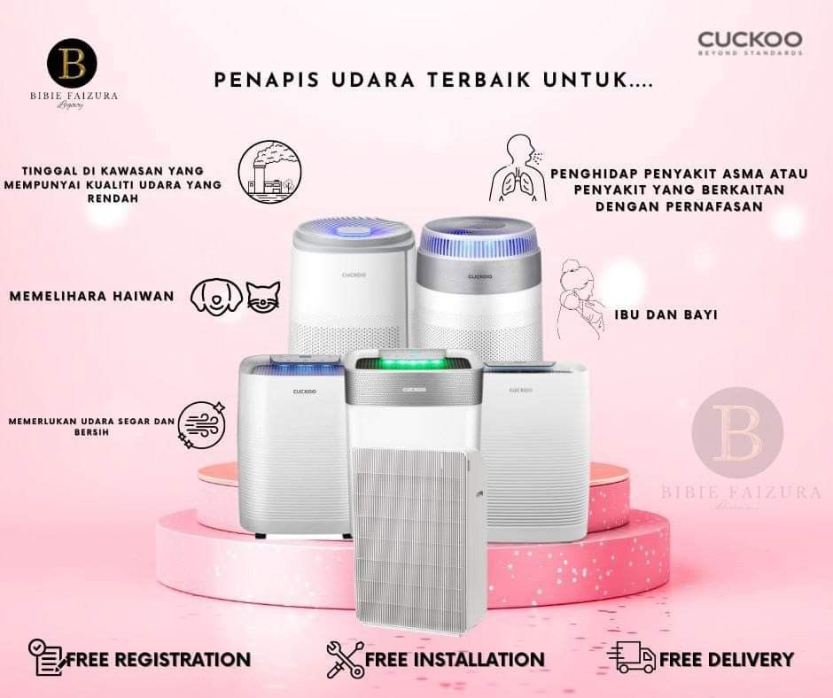 Cuckoo Air Purifier Model R, TV & Home Appliances, Air Purifiers ...