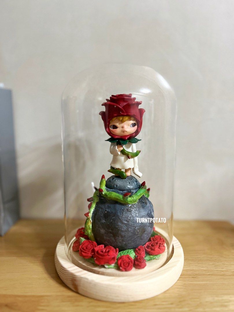 Custom Hirono x Le Petit Prince The Rose with base light fixtures and ...