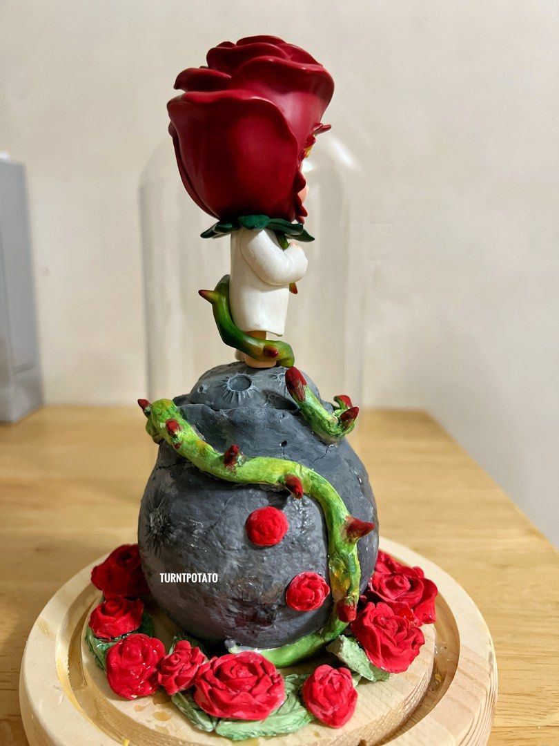 Custom Hirono x Le Petit Prince The Rose with base light fixtures and ...