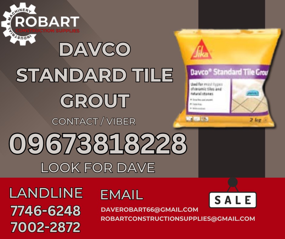 DAVCO STANDARD TILE GROUT, Everything Else, Looking For on Carousell