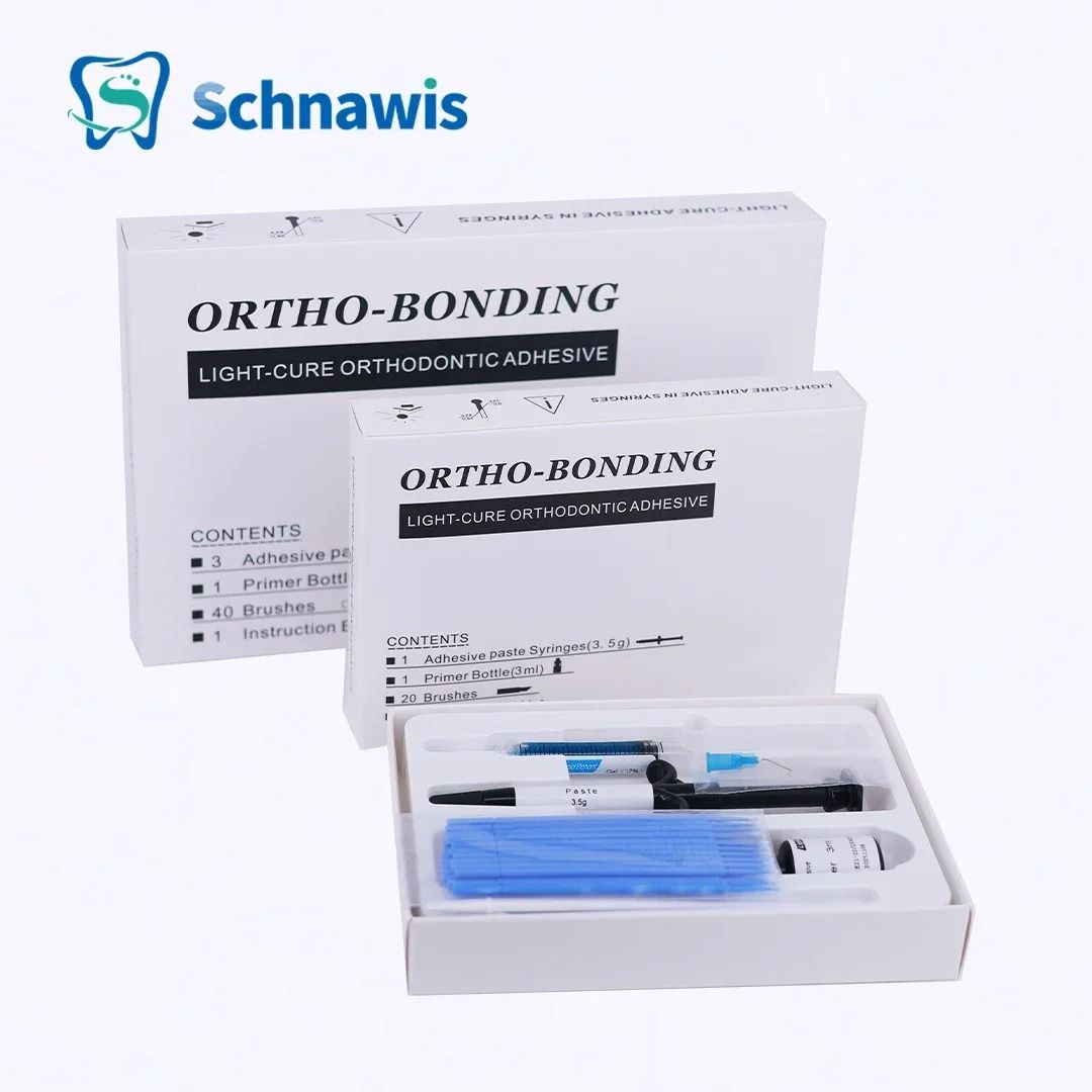 Dental Orthodontic Light-cure Adhesive Full Kit Adhesive Bondable Glue ...