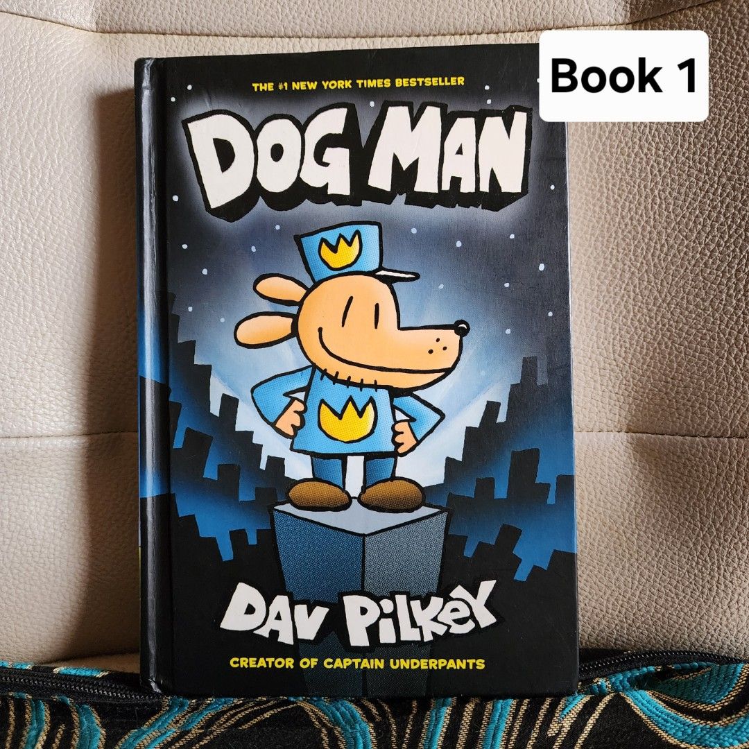 Dog Man books by Dav Pilkey (Hardbound), Hobbies & Toys, Books ...