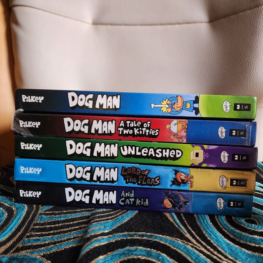 Dog Man books by Dav Pilkey (Hardbound), Hobbies & Toys, Books ...
