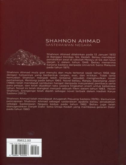 Edisi Karya Malar Segar Sasterawan Negara: Srengenge - Shahnon Ahmad ...