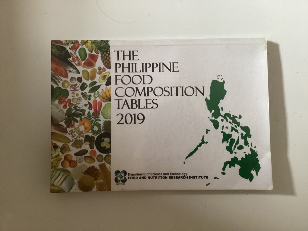 FCT 2019- The Philippine Food Composition Tables 2019, Hobbies & Toys ...