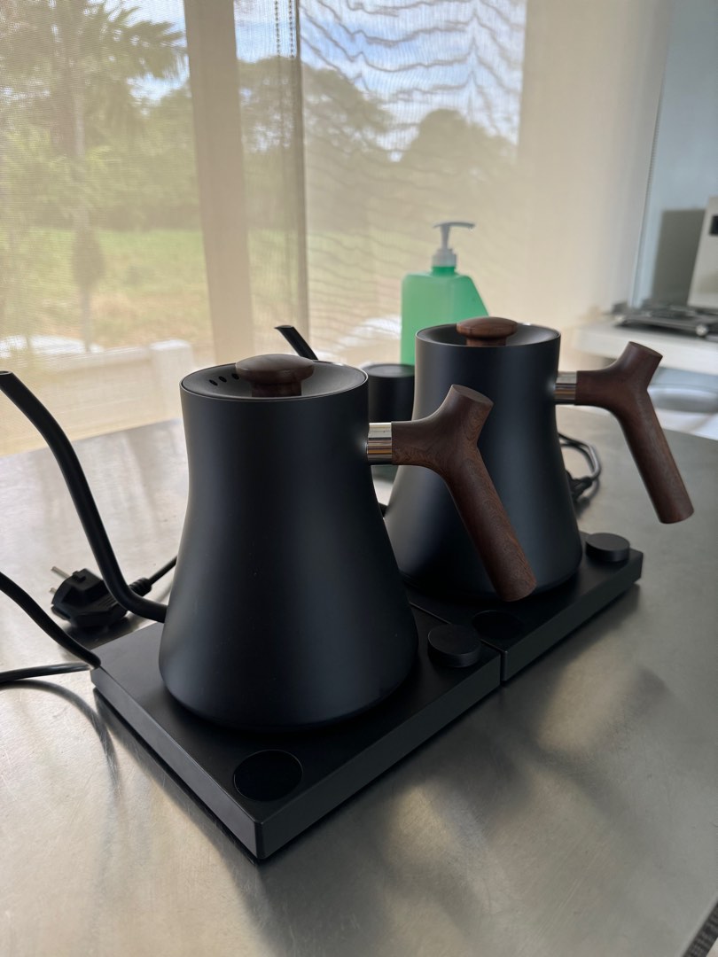 Fellow Stagg EKG Electric Kettle With Walnut Trim, TV & Home Appliances ...