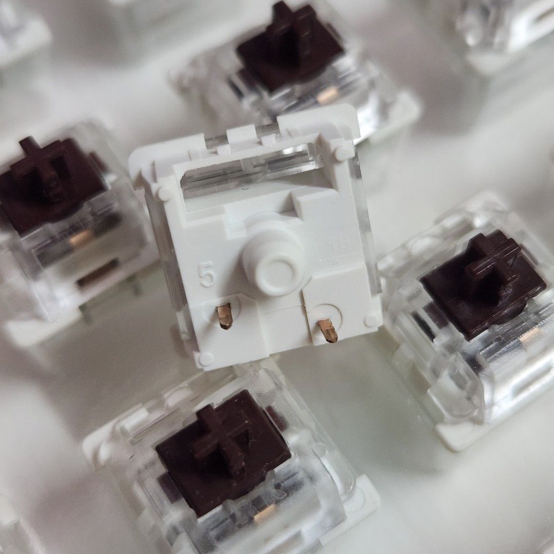 Hand Lubed RK Brown Switches (88pcs) Royal Kludge Mechanical Keyboard ...