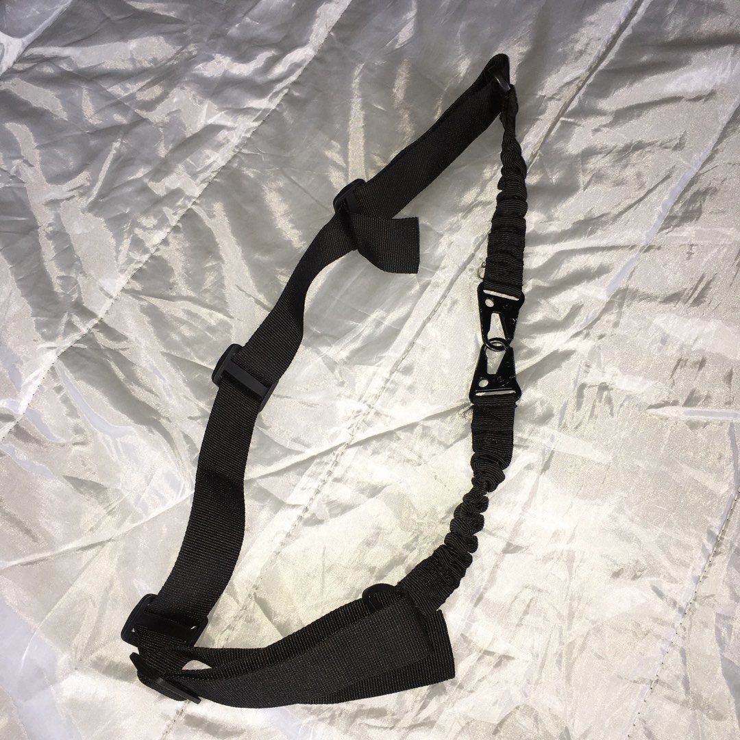 HEAVY DUTY Single one point Bungee Rifle Shotgun Sling with Clasp ...