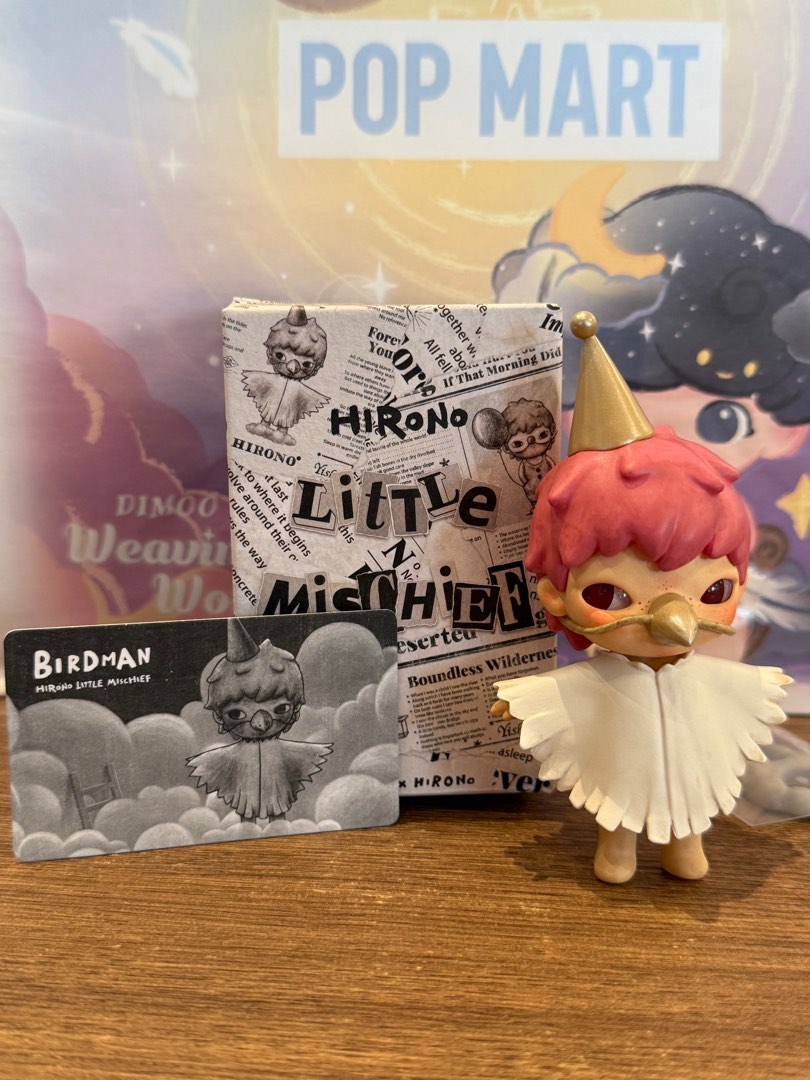 Hirono Little Mischief Birdman, Hobbies & Toys, Toys & Games on Carousell