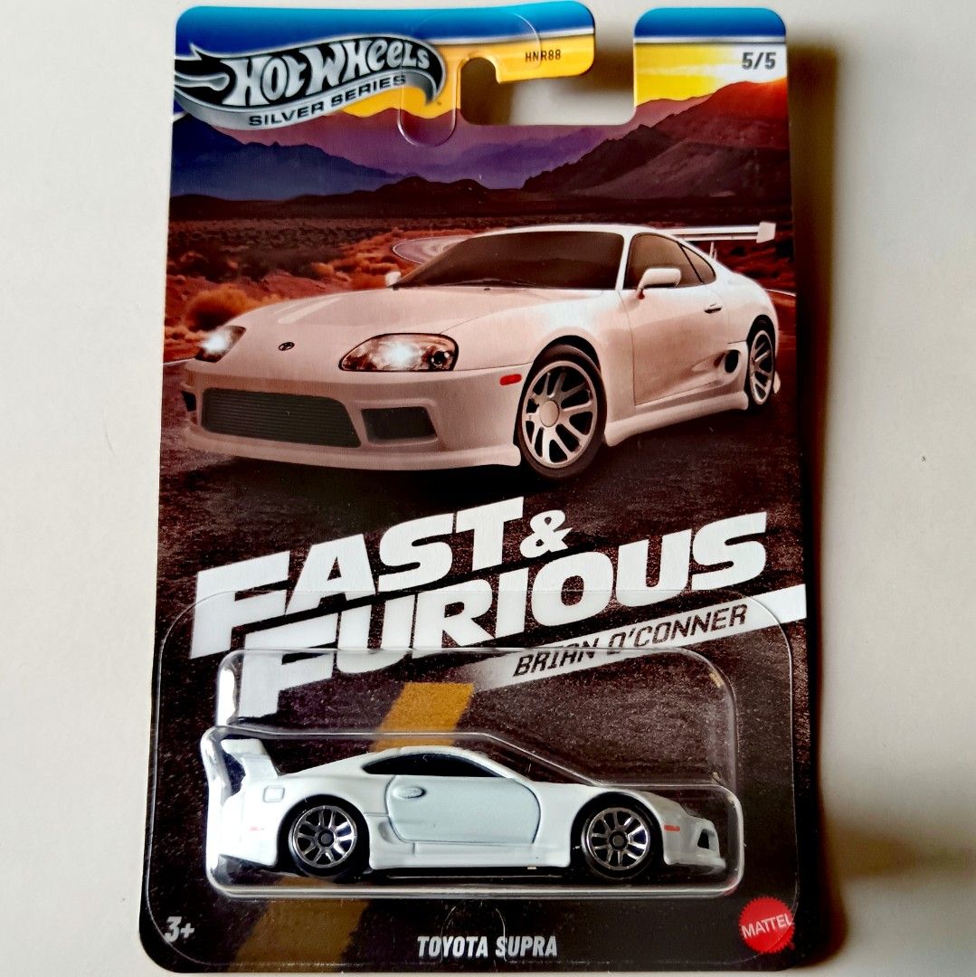 HOT WHEELS FAST & FURIOUS 2025 BRIAN O'CONNER SILVER SERIES Toyota ...