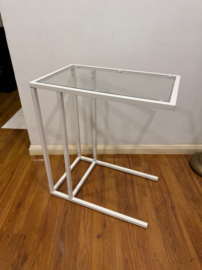 Ikea vittsjo laptop table glass, Furniture & Home Living, Furniture ...