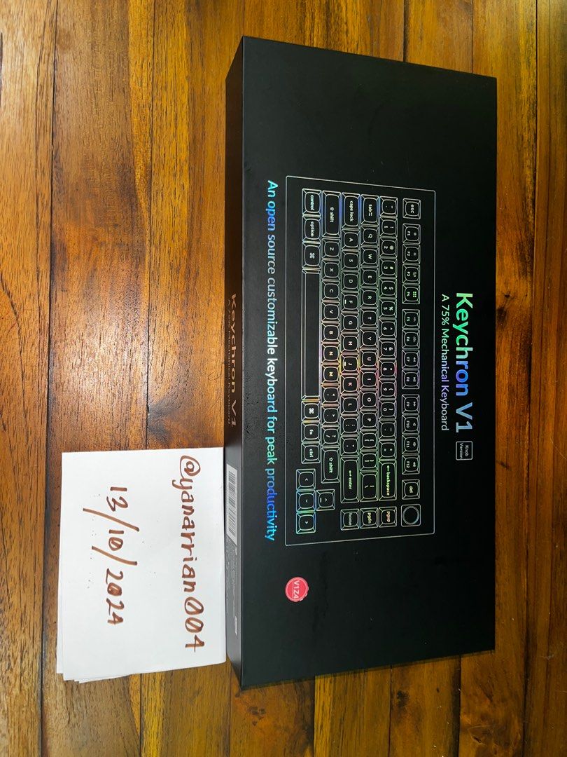 KeyBoard custom Keychron V1 knob version, Computers & Tech, Parts ...