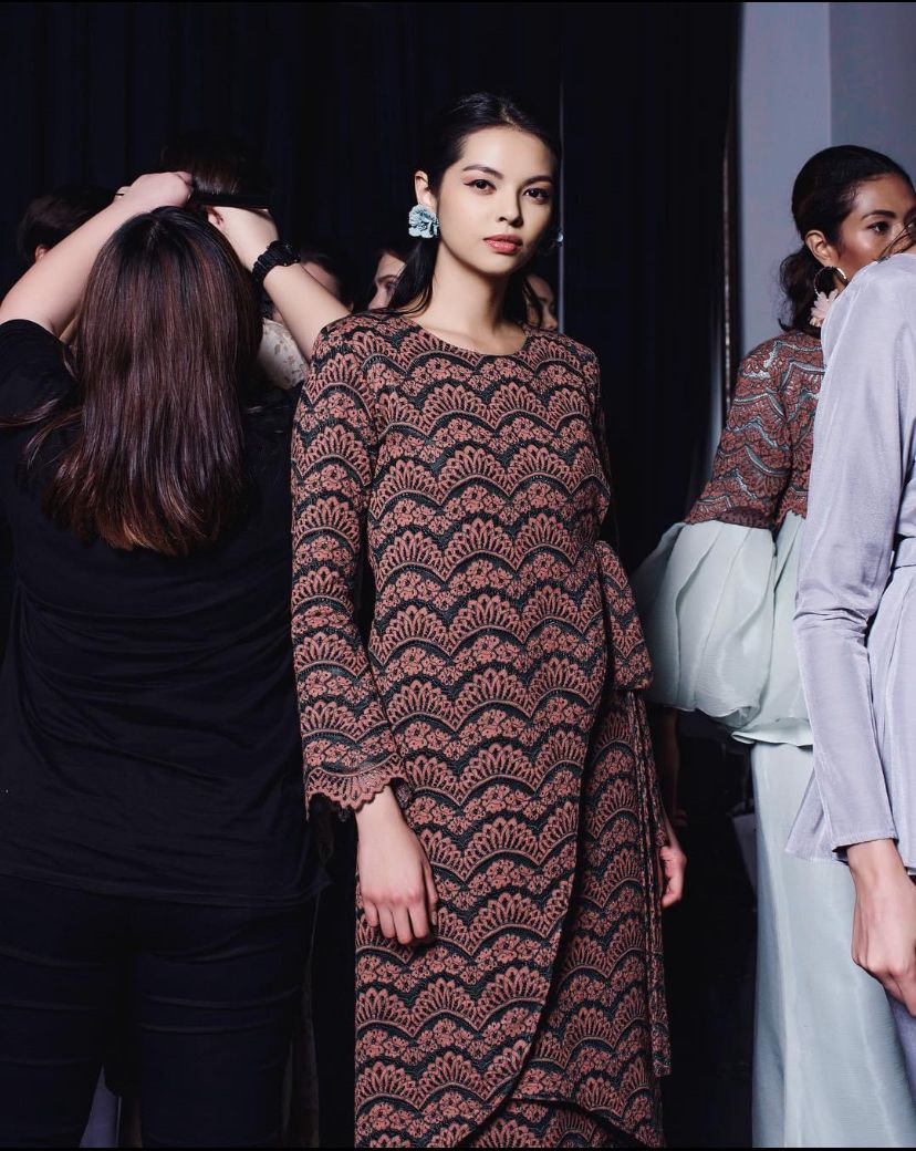 Kree for Zalora Rasha Full Lace, Women's Fashion, Muslimah Fashion ...