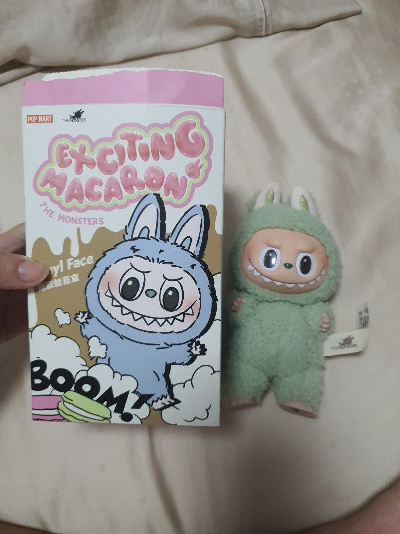 Labubu green apple, Hobbies & Toys, Toys & Games on Carousell