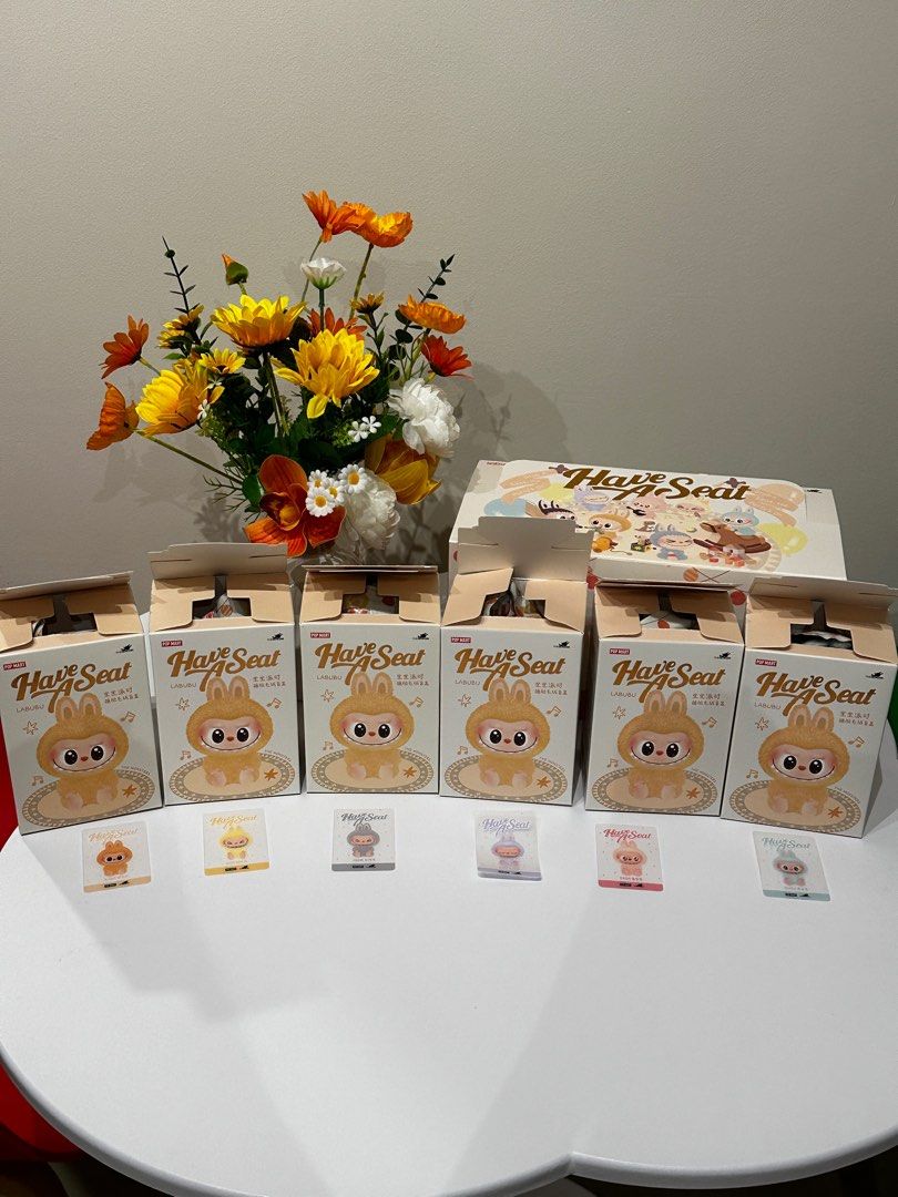 Labubu V2 Have A Seat Party, Hobbies & Toys, Collectibles & Memorabilia ...