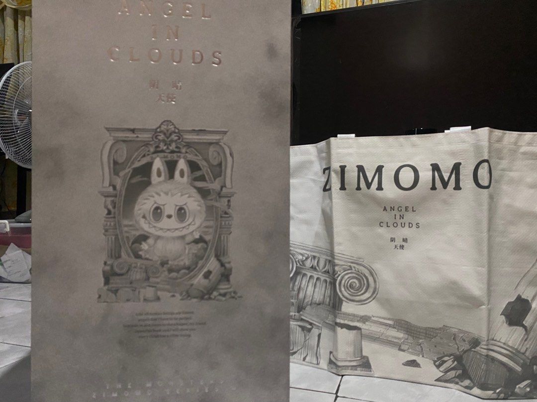 Labubu Zimomo Angel on Cloud, Hobbies & Toys, Toys & Games on Carousell