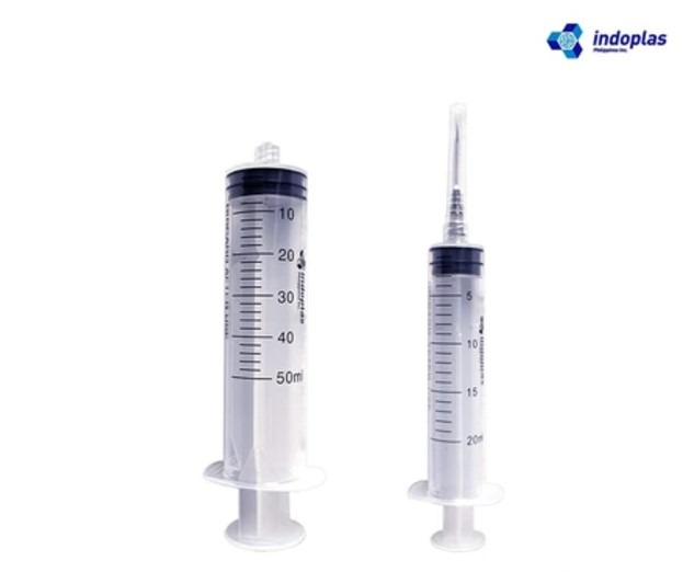 (L&L-J) Indoplas Syringe (20cc, 50cc) per Piece, Health & Nutrition ...