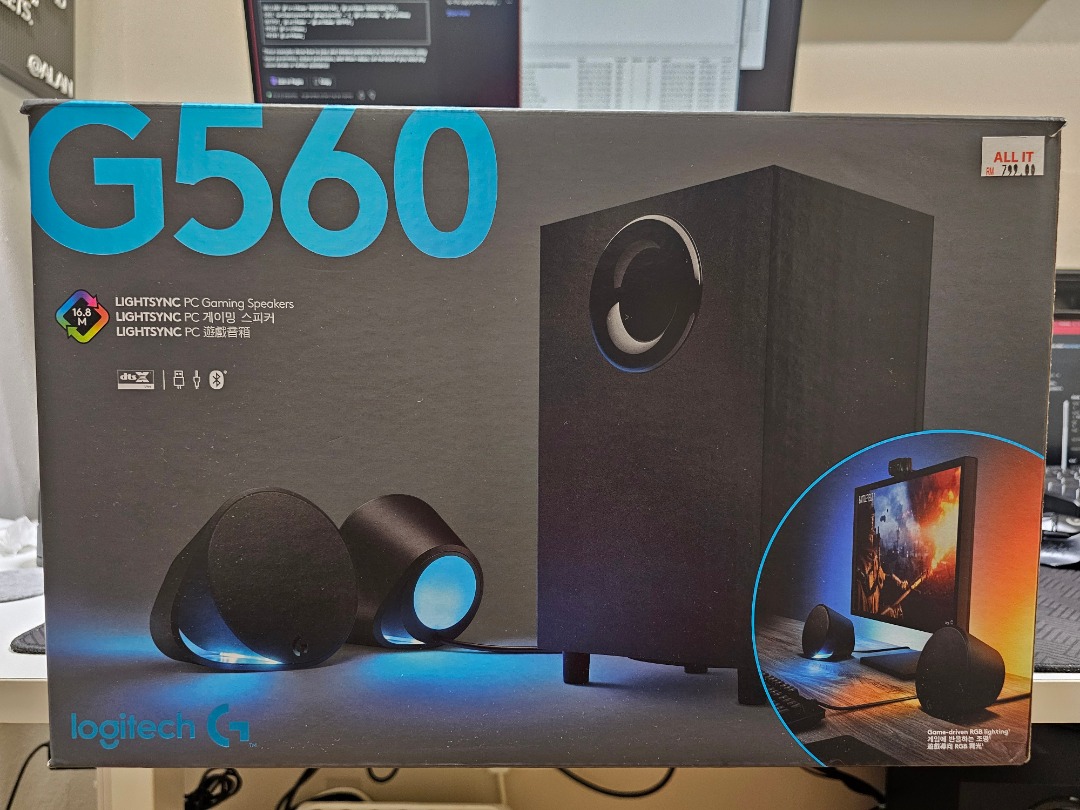 Logitech G560 Lightsync Gaming Speaker, Computers & Tech, Parts ...