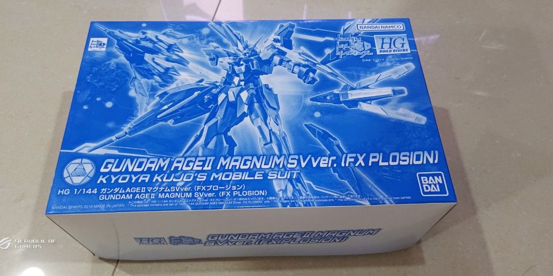 Mg hg Gundam age 2 Magnum sv ver fx plosion, Hobbies & Toys, Toys & Games on Carousell