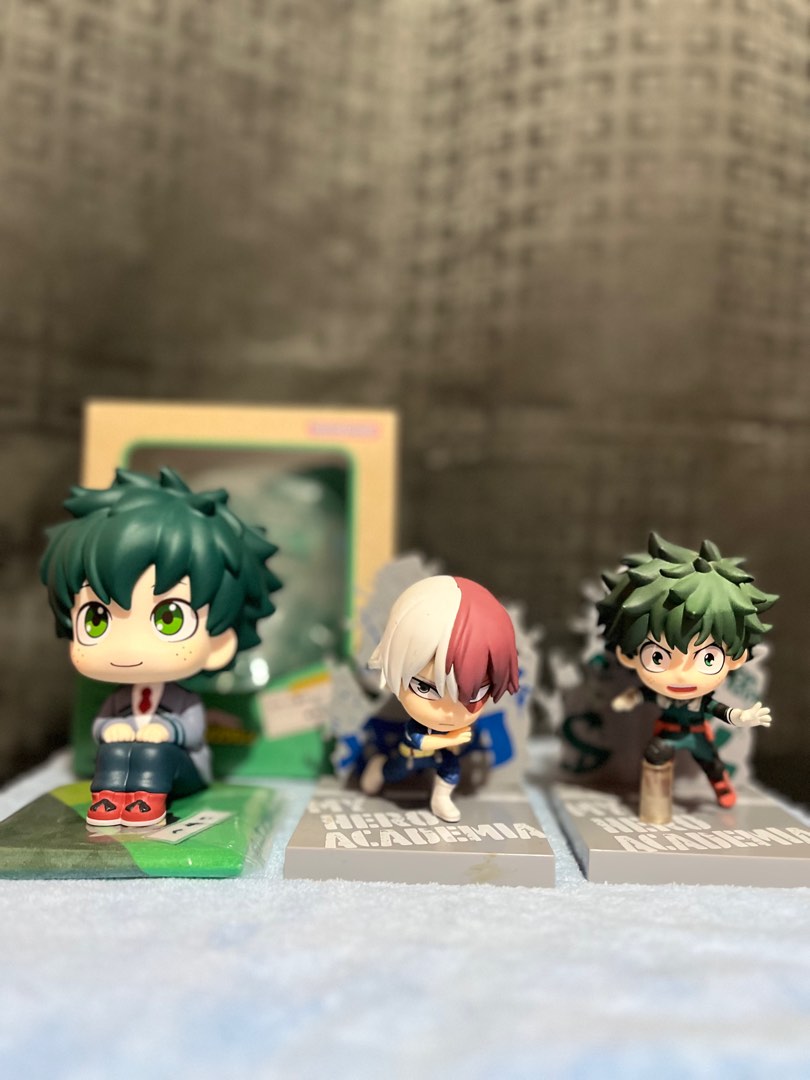 Midoriya Izuku Deku Look Up Figure + Shoto Todoroki Chibi Figure My ...
