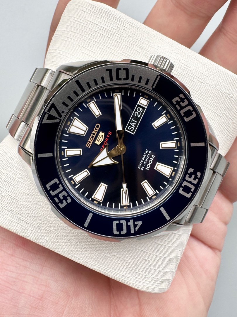 MINT Seiko SRPC51 Blue Dial Automatic 100M, Men's Fashion, Watches ...
