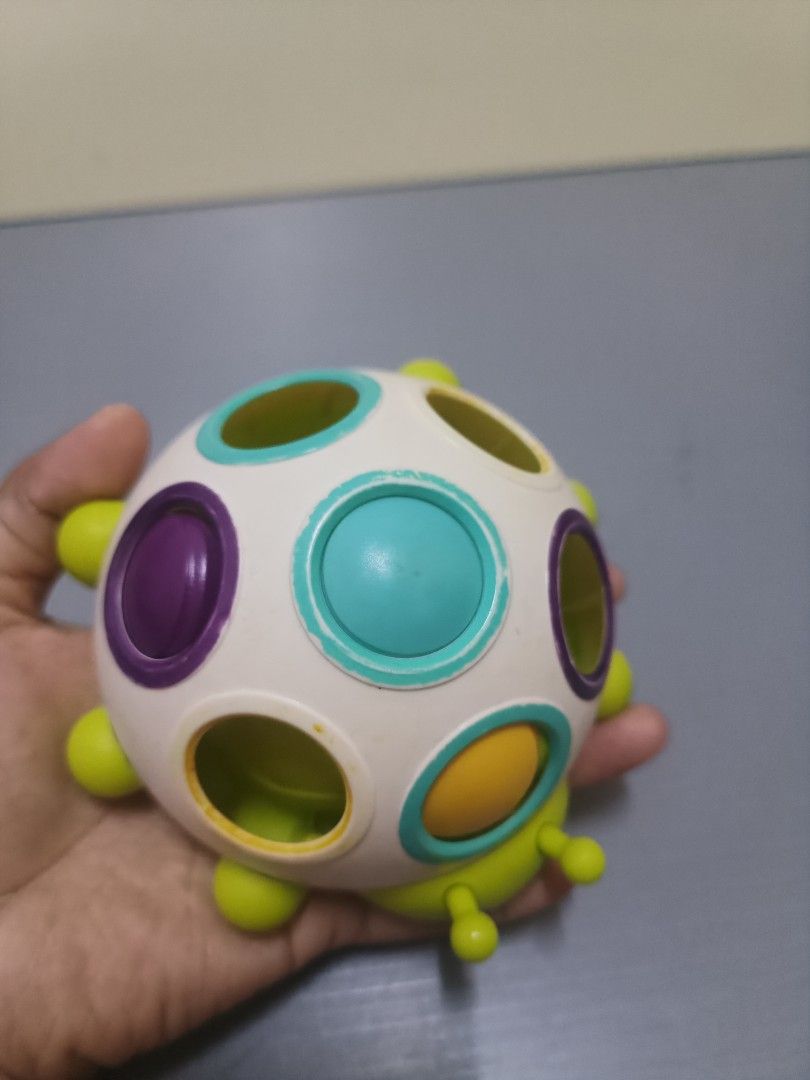 Moulty Finger Push and Slide Button Toy, Pressure Release, Fine Motor ...