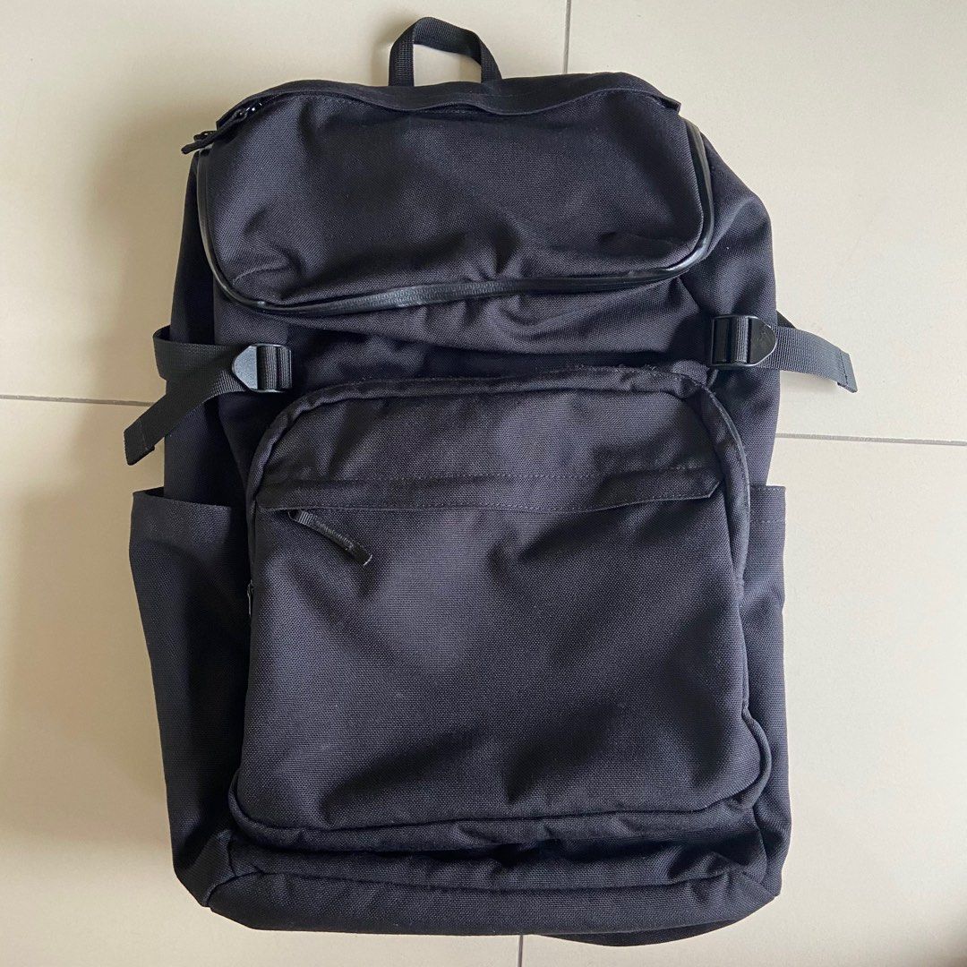 Muji Backpack (Black), Men's Fashion, Bags, Backpacks on Carousell