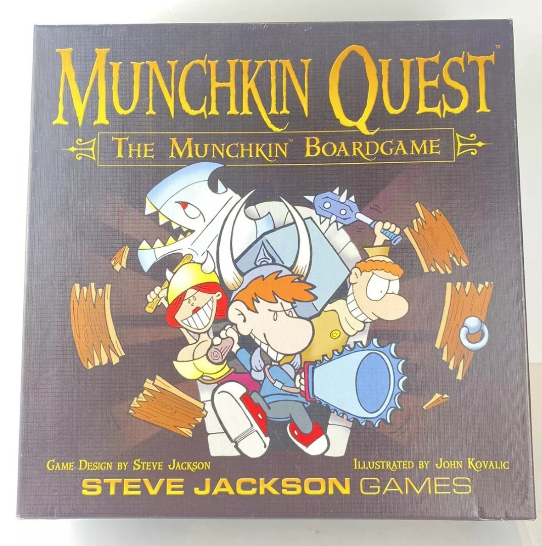 Munchkin Quest by Steve Jackson, 興趣及遊戲, 玩具 & 遊戲類 - Carousell