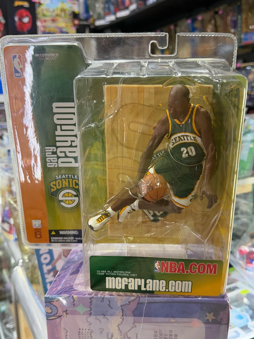 NBA McFarlane Gary Payton Variant, Hobbies & Toys, Toys & Games on ...