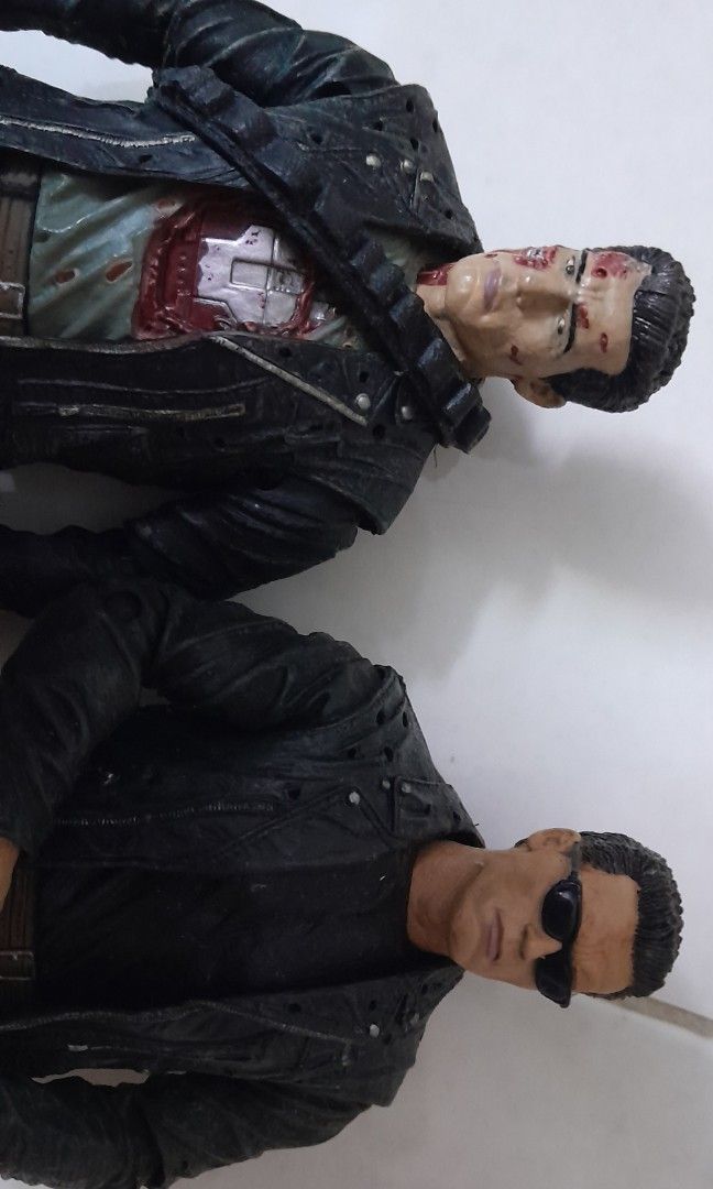 Neca Terminator 2 T800 set 2 soldiers robot 7'inch 6'inch marvel ...