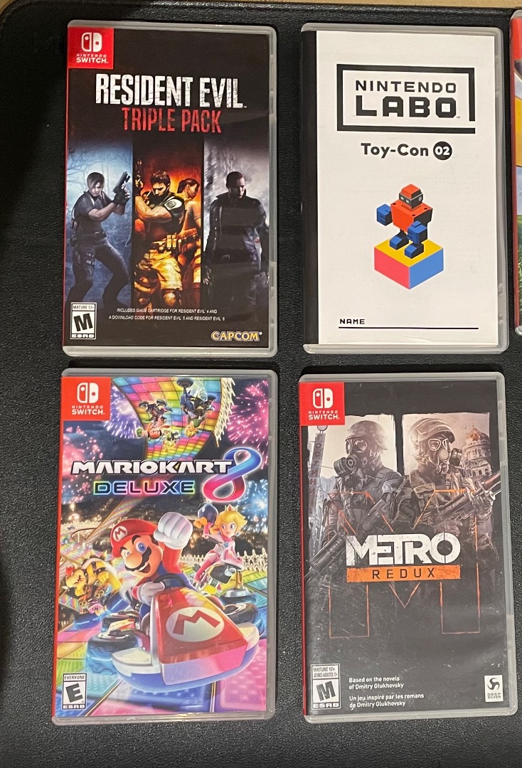 Nintendo Switch Games Bundle (4 Titles), Video Gaming, Video Game ...