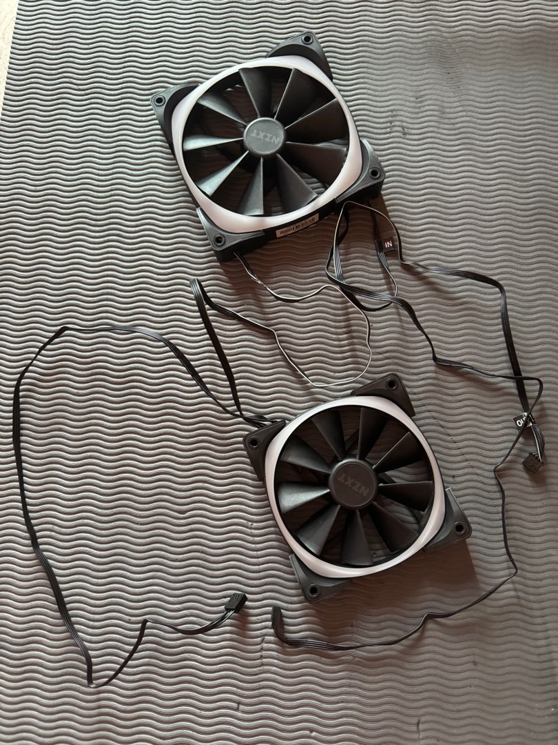 NZXT AER daisy chain RGB 120mm and 140mm, Computers & Tech, Parts ...