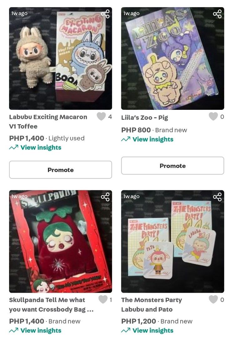 Open for trade - labubu, cry baby, liila, etc popmart, Hobbies & Toys ...