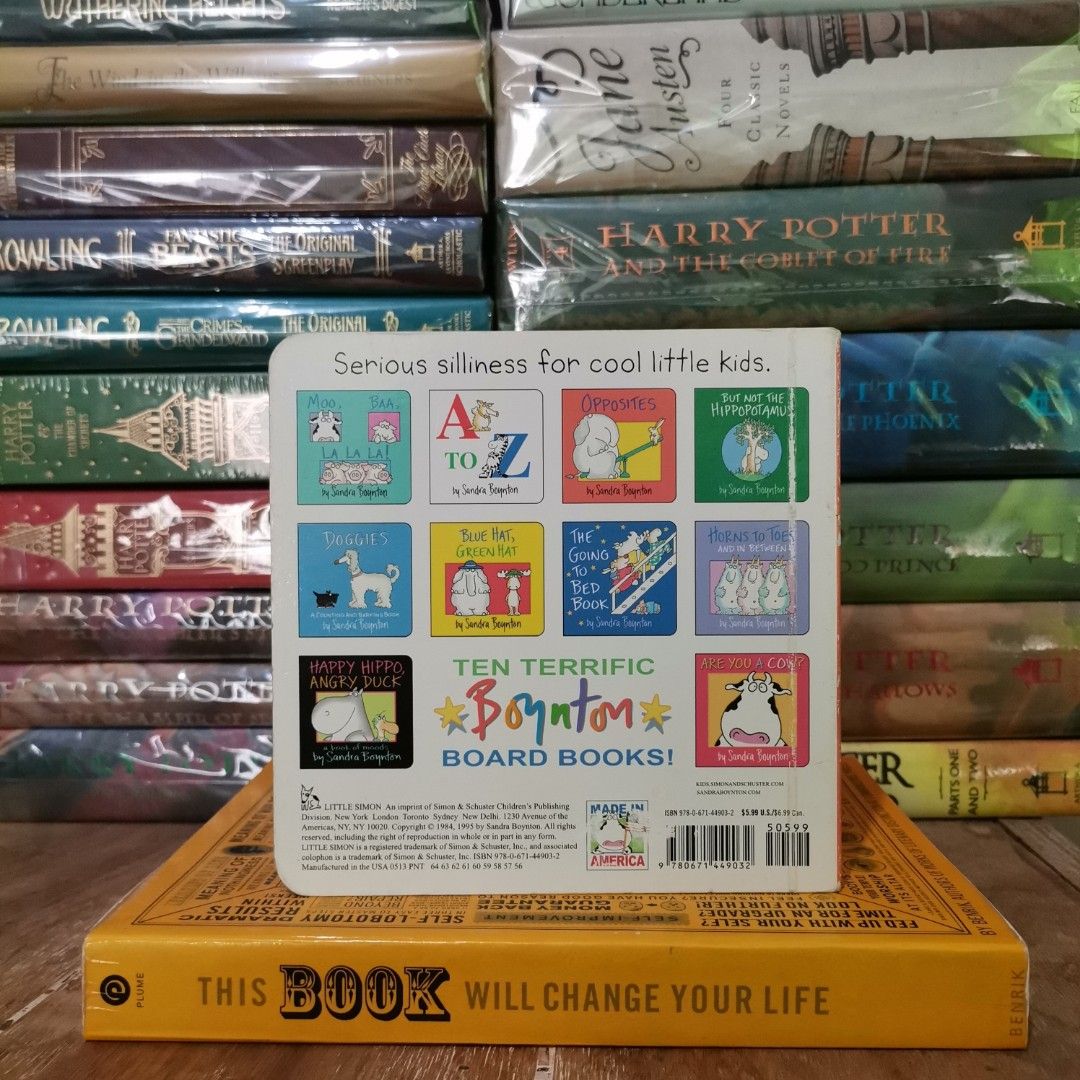 Opposites by Sandra Boynton [authentic, board book], Hobbies & Toys ...