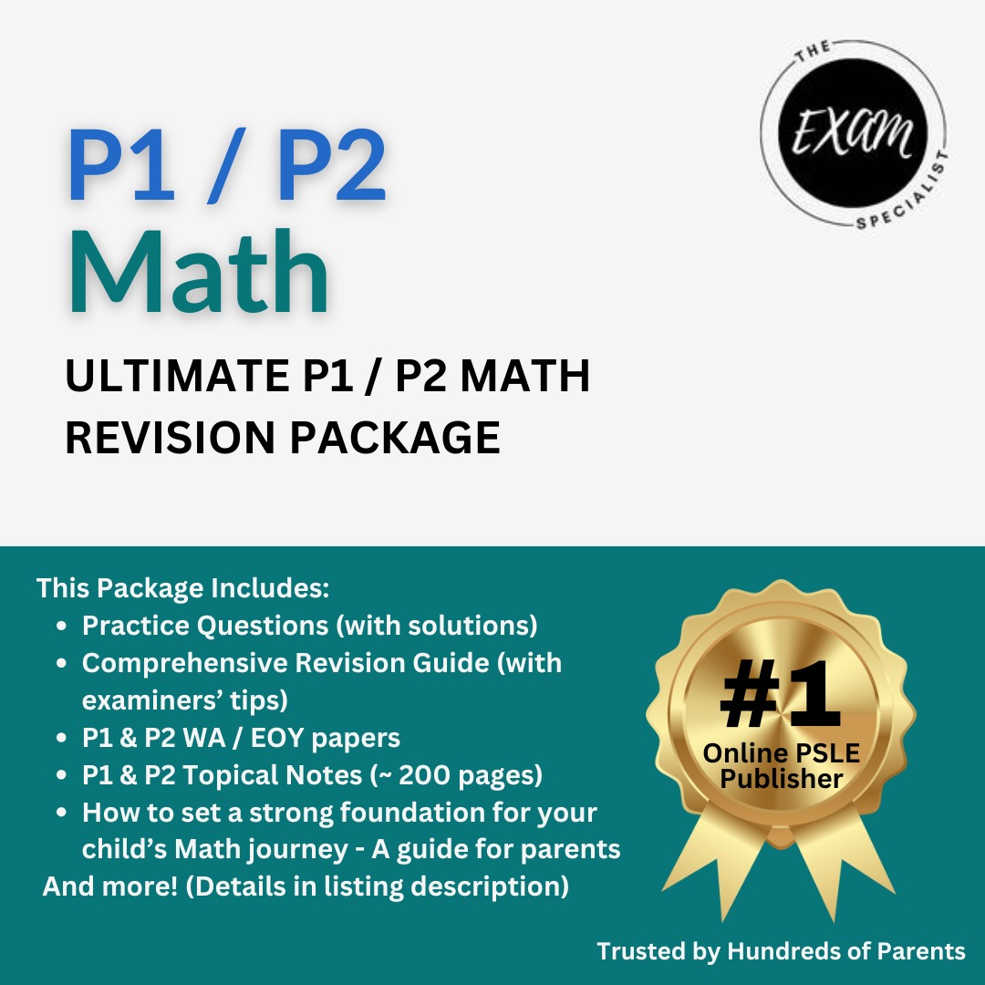 P1 P2 Math 2025 Revision Package (P1 Math | P2 Math | Ma | Mathematics ...