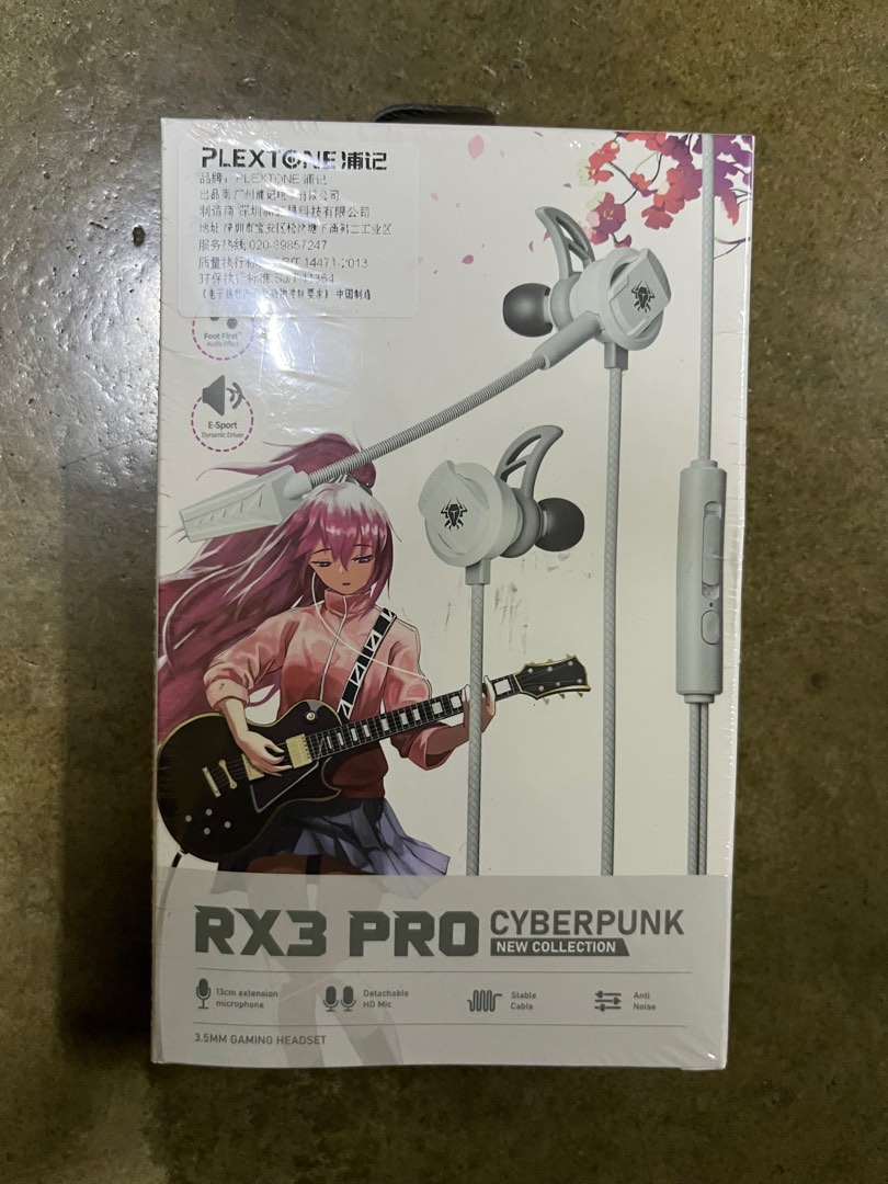 Plextone RX3 Pro Cyberpunk, Audio, Earphones on Carousell