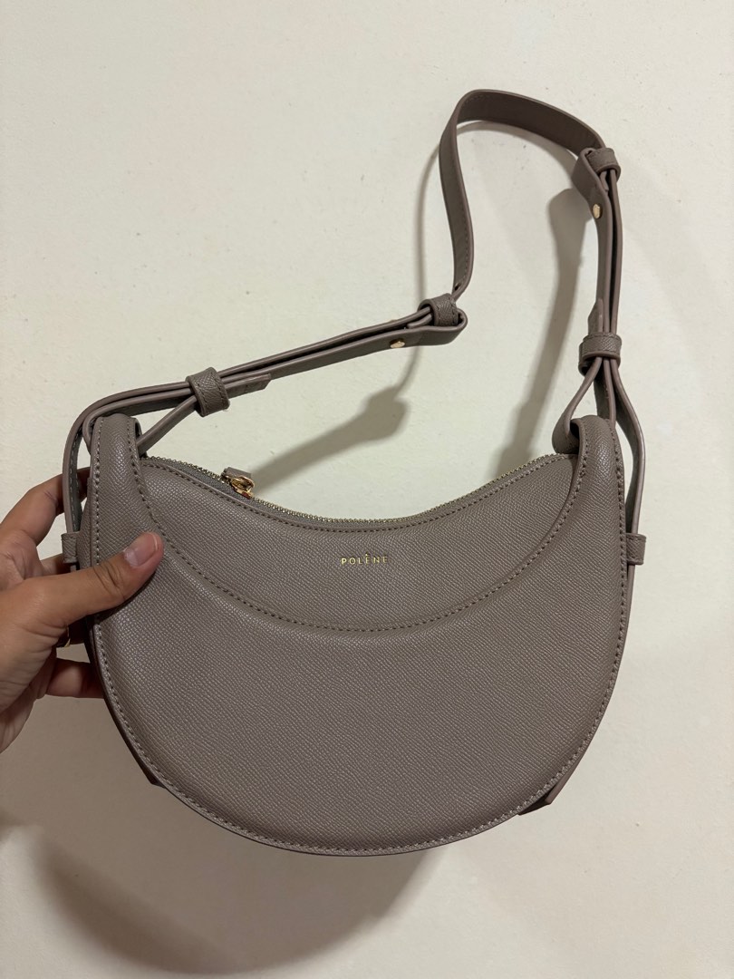 Polene Dix Bag in Taupe, Women's Fashion, Bags & Wallets, Shoulder Bags ...