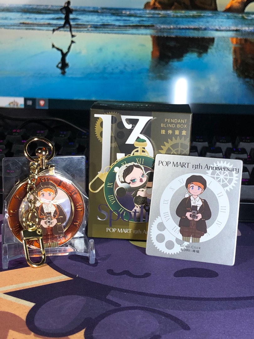 POPMART 13th Anniversary Spotlight Pendant: Click, Hobbies & Toys, Toys ...