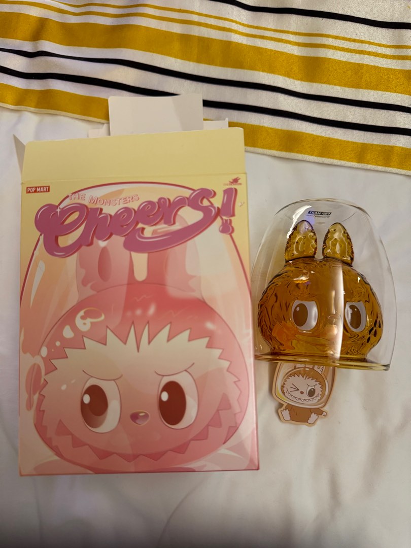Popmart Labubu Cheers glass, Hobbies & Toys, Toys & Games on Carousell
