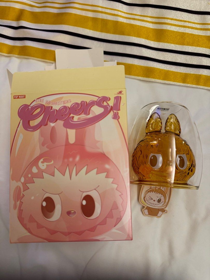 Popmart Labubu Cheers glass, Hobbies & Toys, Toys & Games on Carousell
