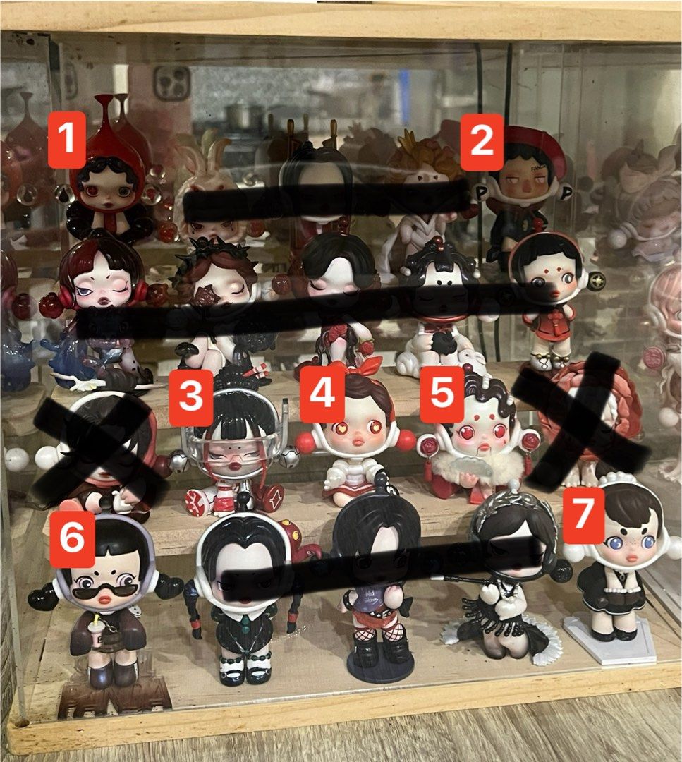 [SET] popmart skullpanda action cut mare of animals the sound addams ...