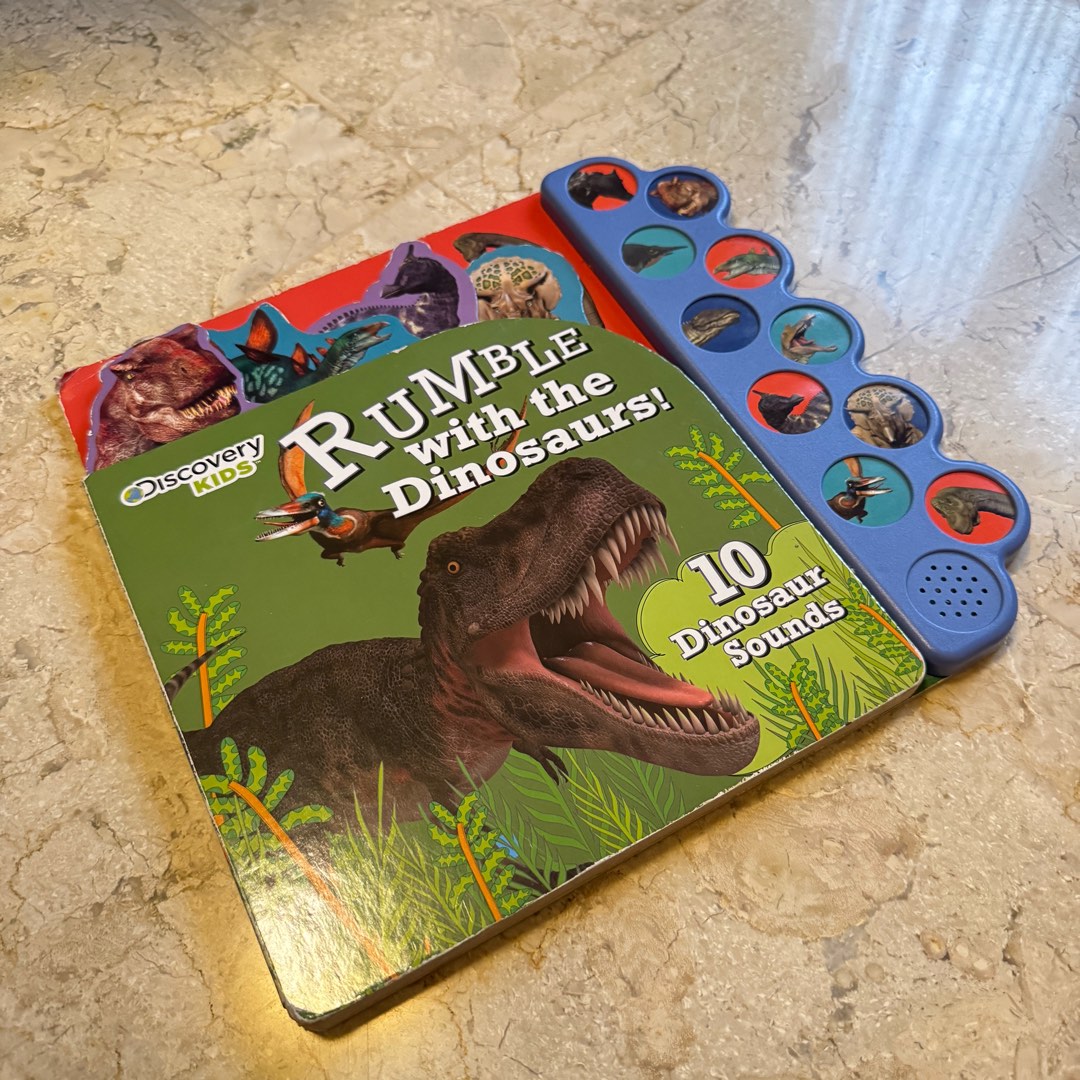 [Pre-owned] Discovery Kids Rumble with the Dinosaurs sound book buku ...