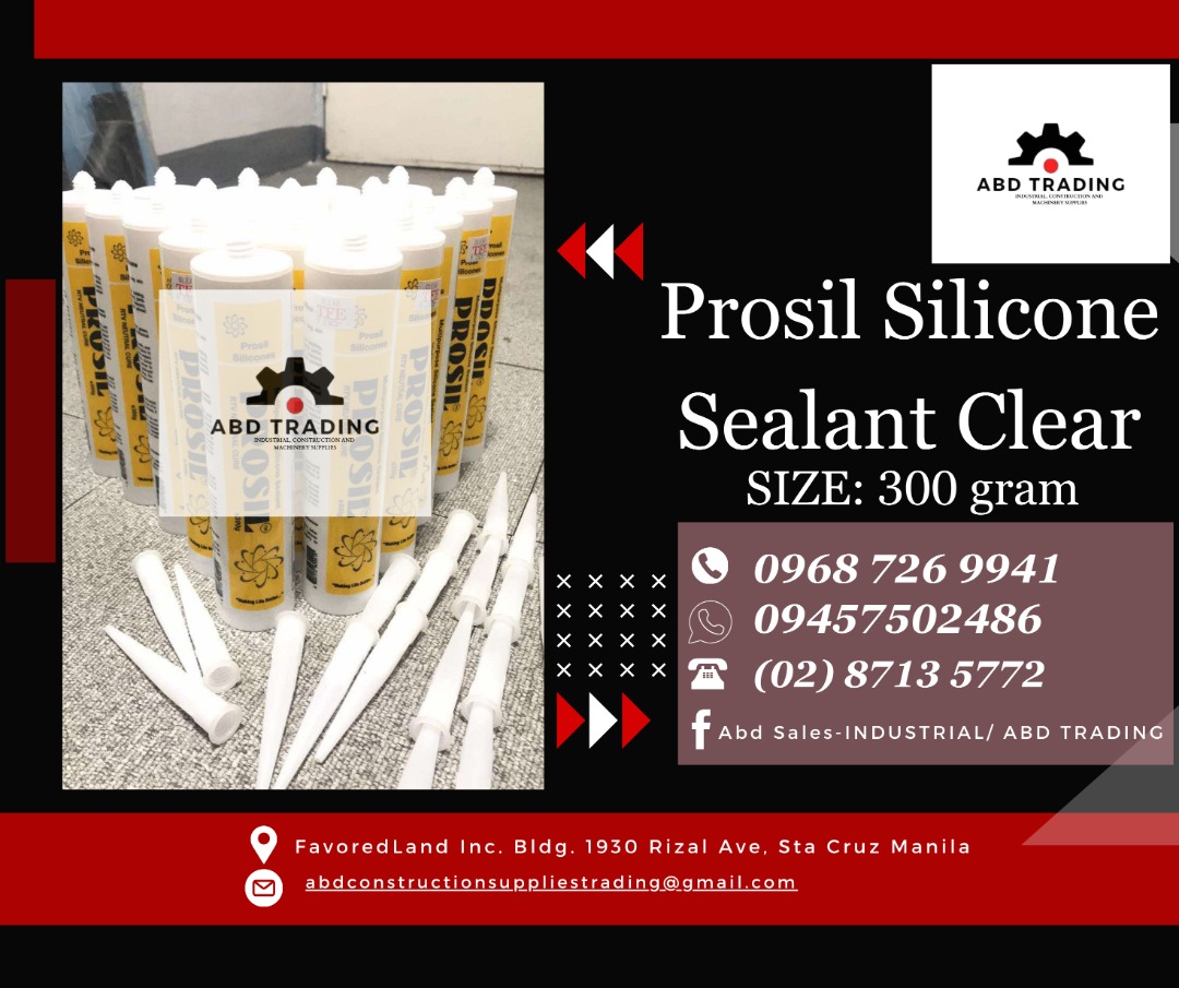 PROSIL SILICONE SEALANT CLEAR, Commercial & Industrial, Industrial ...