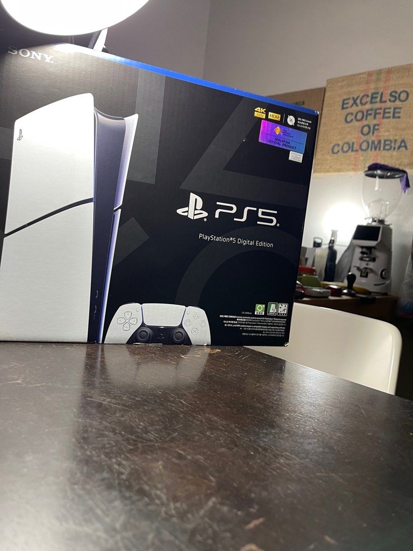 PS5 1TB Slim Digital Malaysia Set, Video Gaming, Video Game Consoles ...