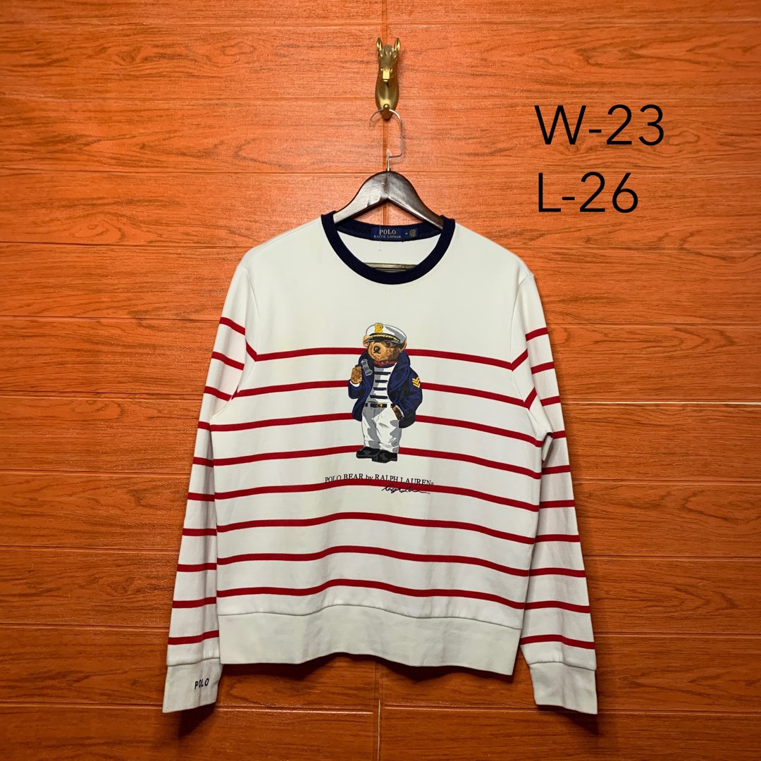 Ralph Lauren RL Polo Bear Crewneck Pullover, Men's Fashion, Coats ...