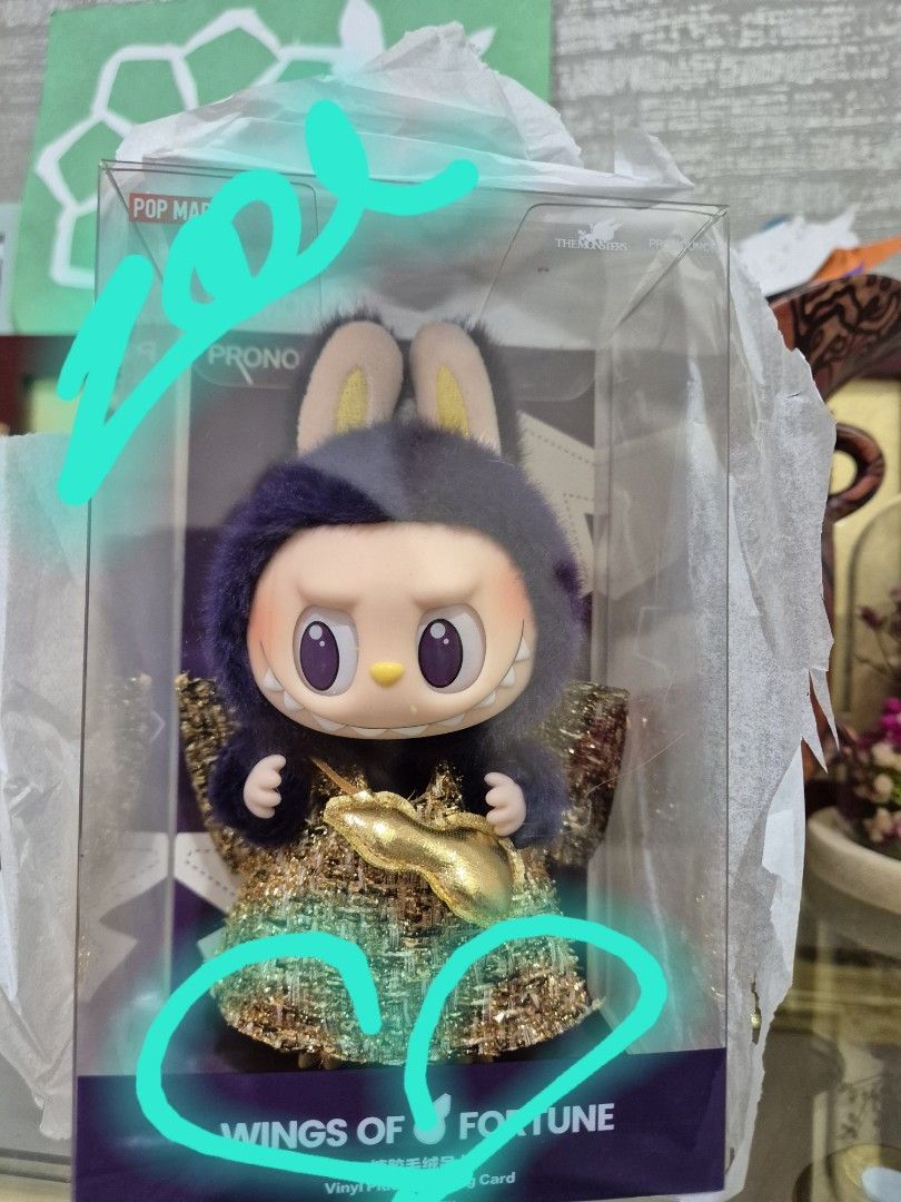 [Ready Stock] Labubu x Pronounce Wings of Fantasy Vinyl Plush Doll 38cm ...